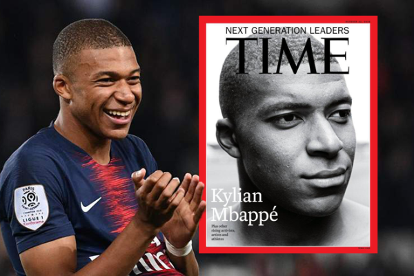 Mbappe becomes 4th footballer in history to grace the cover of Time ...