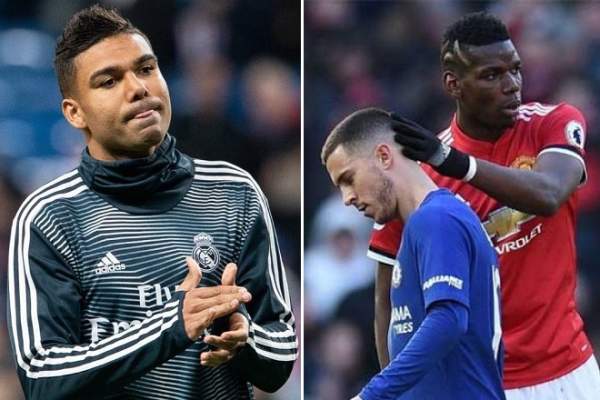 Casemiro opens up about Pogba and Hazard's arrival to Real Madrid ...