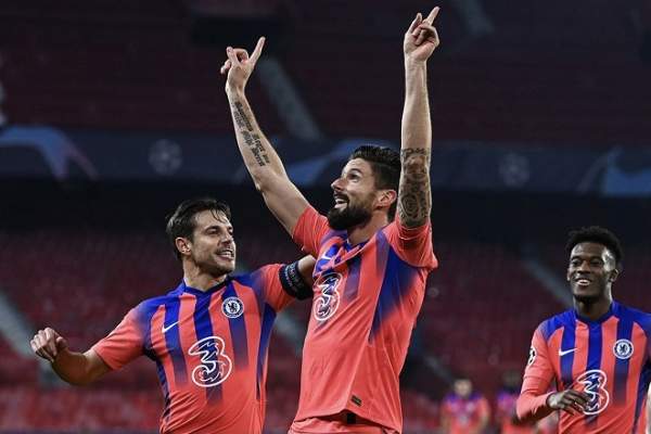 Olivier Giroud makes UCL history with four-goal performance vs Sevilla ...