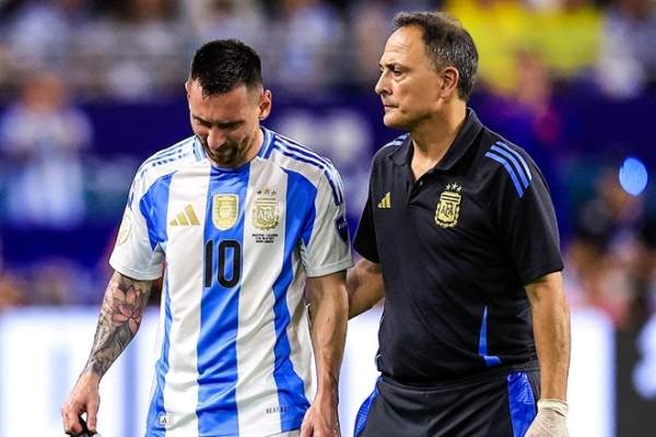 WATCH: Messi reduced to tears as he limps off Copa América final ...